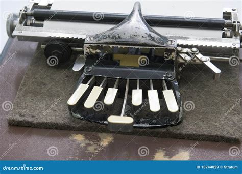 Typewriter For Blind Stock Image Image Of Dots Ability 18744829