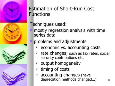 estimation of production and cost function