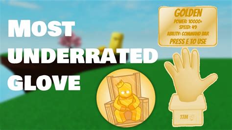 Most Underrated Glove In Slap Battles Roblox Youtube