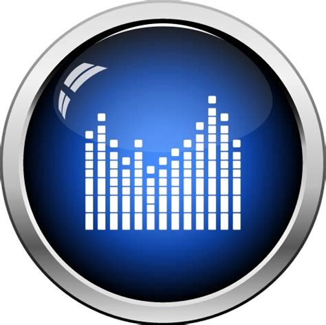 Graphic Equalizer Icon Royalty Free Vector Image