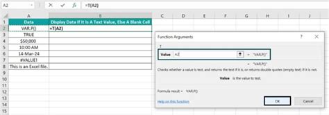 T Excel Function Syntax Examples T Vs N How To Use