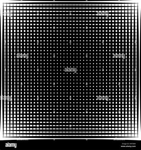 Asymmetric Grid Mesh Pattern Irregular Monochrome Abstract Texture Stock Vector Image Art Alamy