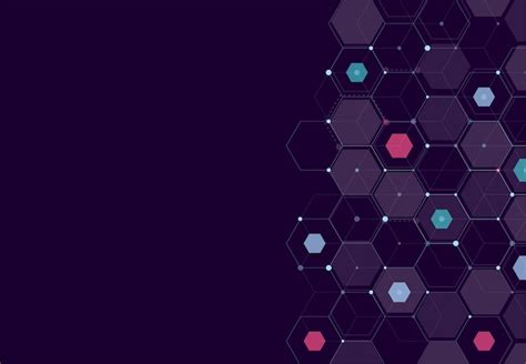 Premium Vector Abstract Hexagonal Molecular Structures In Technology Background And Science