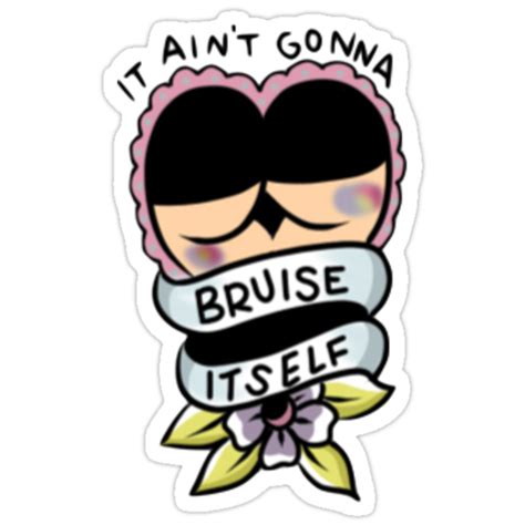 Roller Derby Bruises Stickers By Jacksonoli Redbubble