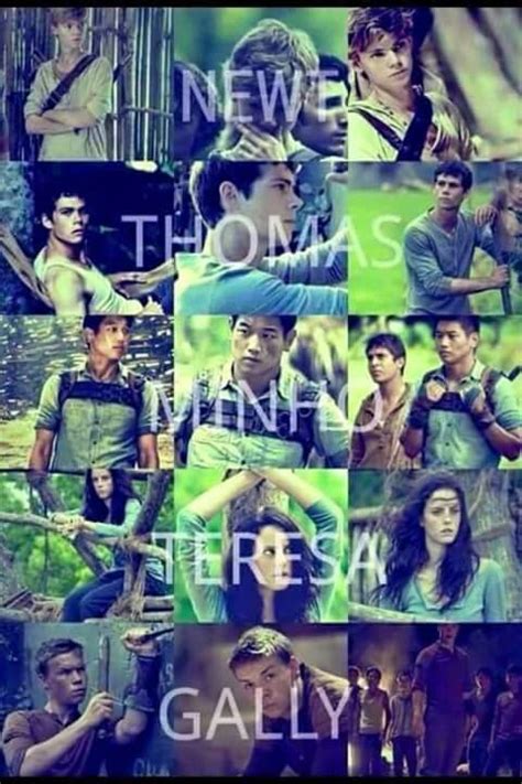 Newt Thomas Minho Teresa And Gally Maze Runner Trilogy Maze Runner The Scorch Maze Runner