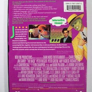 The Mask Dvd Jim Carrey 1994 Etsy