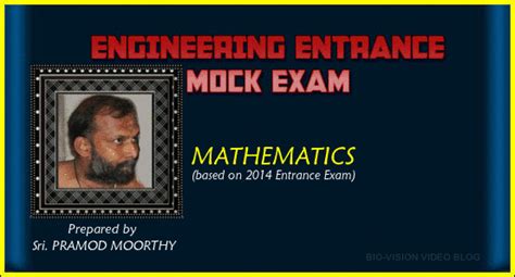 Engineering Entrance Mock Exam Engineering Entrance Practise Test