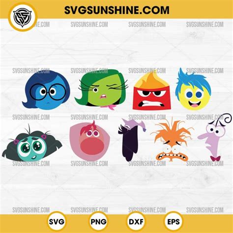Inside Out 2 Svg Bundle Inside Out 2 Svg Png Files Inside Out Svg 9