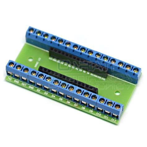 Scheda Pinout Arduino Nano V3 Con Morsetti A Vite Adattatore Morset