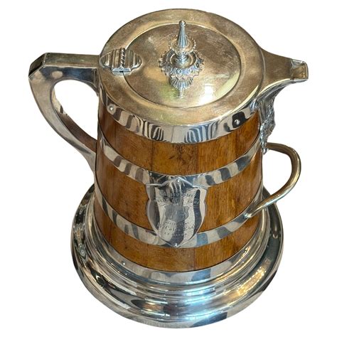 English Antique Large Wood Beer Jug Circa 1890 For Sale At 1stdibs