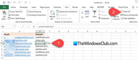 How To Get Domain From Email Address In Excel