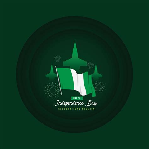 Nigeria Flag Design Template 25371455 Vector Art At Vecteezy