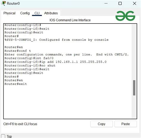 Steps Of Configuring The Router Id Geeksforgeeks