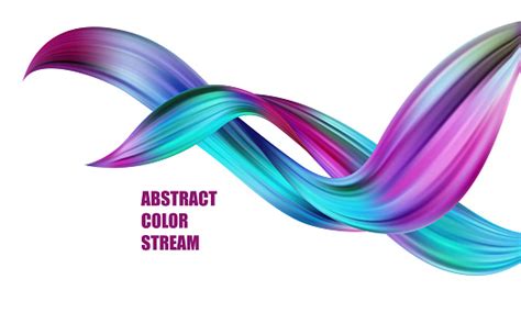 화려한 벡터 배경 색상 흐름 액체 웨이브 디자인 브로셔 웹사이트 전단지를 추상화 합니다 3차원 형태에 대한 스톡 벡터 아트 및 기타 이미지 Istock