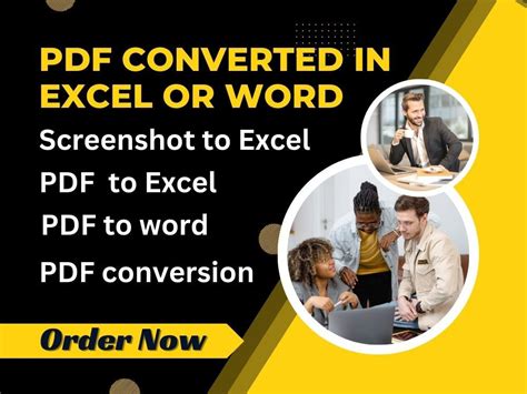 Professional PDF Converted Into Excel Or Word Upwork