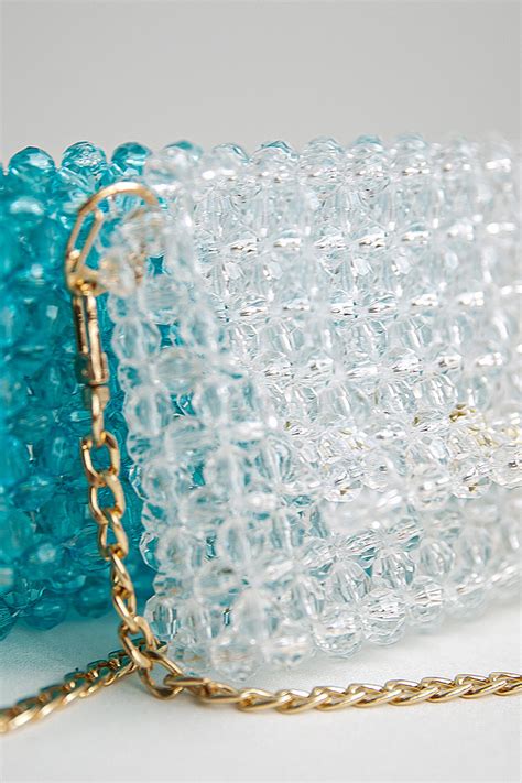 Сумочка мини Цвет Голубой Материал AБС пластик