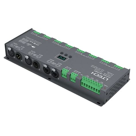New LTECH LED DMX Decoder V Channel Led CV DMX Decoder A CH Max A W Output XLR
