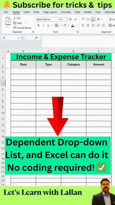 Create Dependent Drop Down Lists In Excel🔗📝 Smart Data Entry Hack