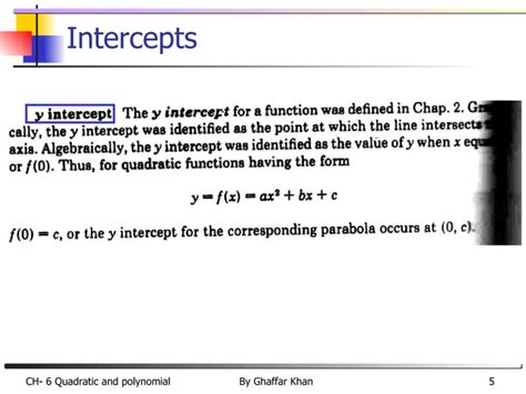 Quadratic And Polinomial Function Ppt