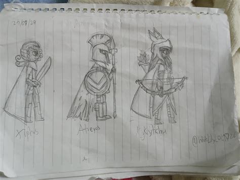 Xiphos Atreyos And Kytchu By Theotown7 On Deviantart