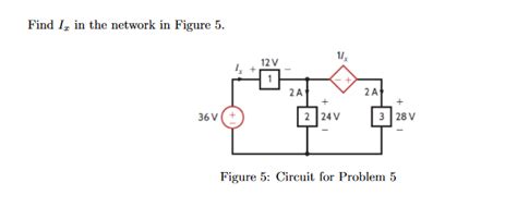 Solved Find Ix In The Network In Figure Figure Circuit Chegg Com