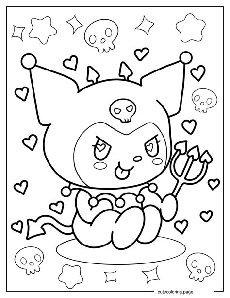 Kuromi Coloring Pages22 Free Printable Coloring Pages Cute