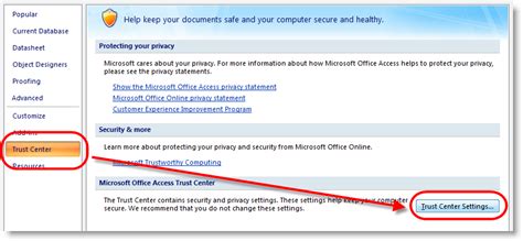 Ms Access 2007 Trusted Locations Opengate Software Inc