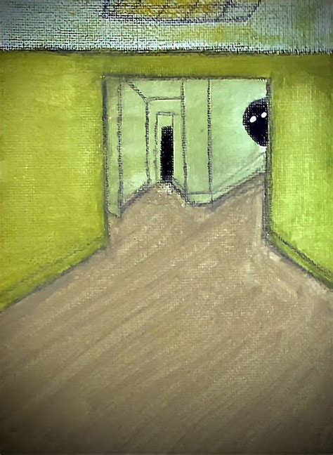 Backrooms Painting By The1degenerate Gman On Deviantart