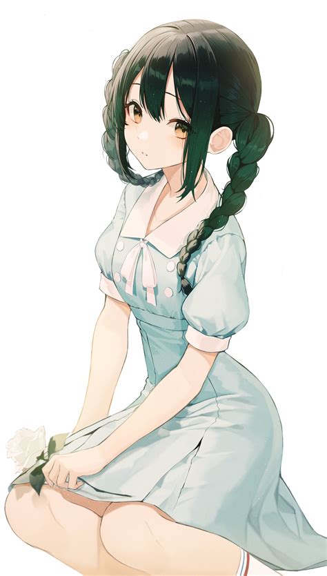 Anime Girl Wearing Bangs