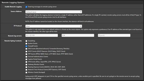 setup syslog server for pfsense using rsyslog and mysql