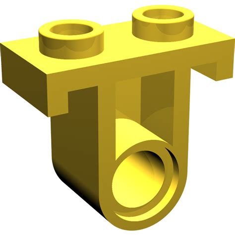 LEGO Yellow Technic Pin Joiner Plate X X Brick Owl LEGO Marketplace
