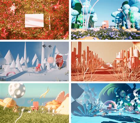 unreal engine motion graphics reading journey behance