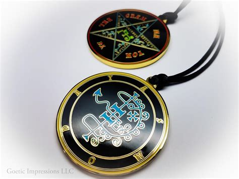Asmoday Sigil Amulet Asmodeus Ars Goetia Demon Seal Etsy
