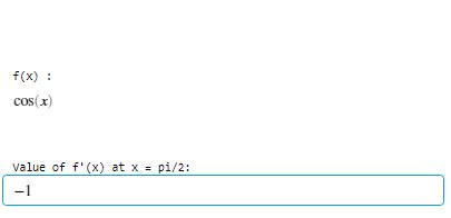 Differential Or Derivatives In MATLAB GeeksforGeeks