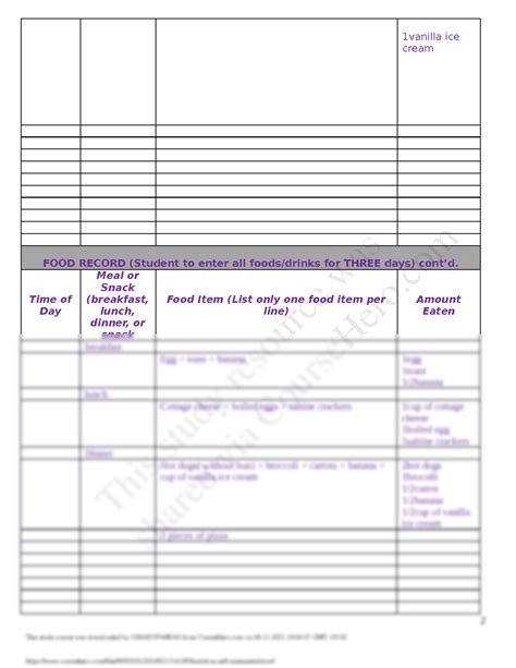 Solution 20190113141958nutrition Self Assessment Studypool
