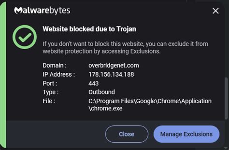 Receiving Malwarebytes Notifications Of Blocked Website Repeatedly