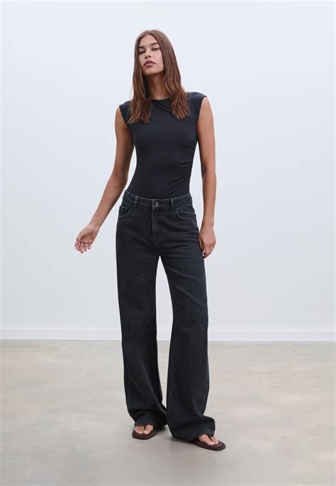 Pantalones De Mujer Con Brillos Stradivarius España