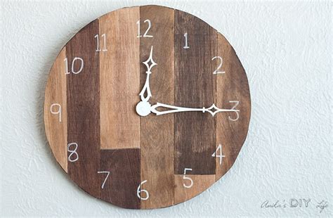Simple Diy Wood Clock Using Scrap Plywood Anikas Diy Life