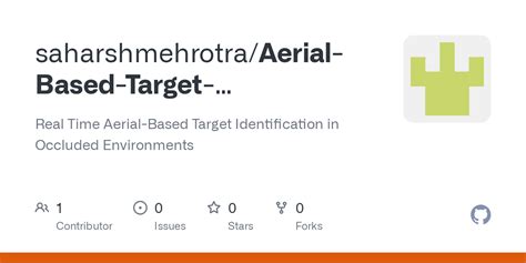 Github Saharshmehrotraaerial Based Target Identification Under