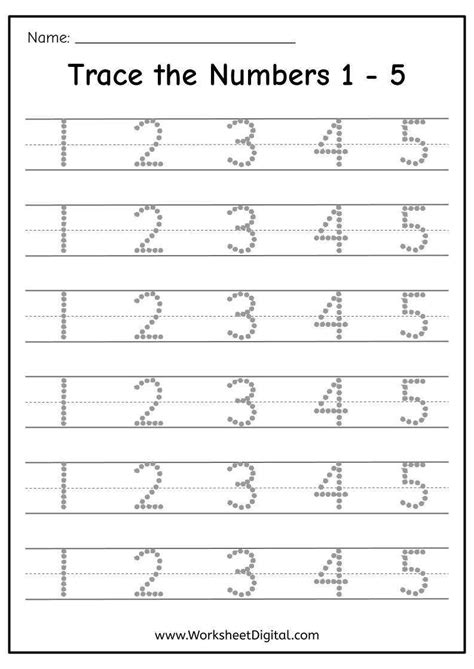 Numbers 1 100 Tracing Worksheets