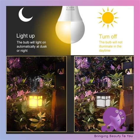 Beauty 2u E27 Led Sensor Lamp Bulb Automatic Dusk To Dawn Auto On Off Bulb Home Jualan Murah