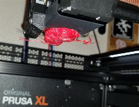 Blob Of Death Standard Nozzle Adapter Hardware Firmware And Software Help Prusa3d Forum