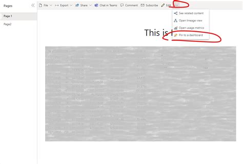 Power Bi Dashboard Cloud Link And Restrict Page Microsoft Fabric