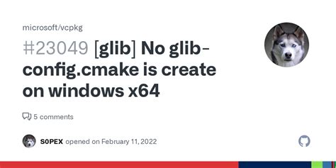 Glib No Glib Config Cmake Is Create On Windows X64 Issue 23049