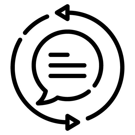 Feedback Loop Icon For Web App Infographic Etc Vector Art At Vecteezy