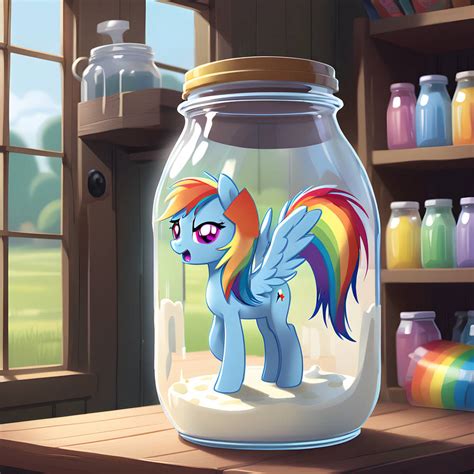 Mlp Milk Jar By Kumapaws376 On Deviantart