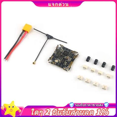 ในสต็อก Crazyf411 Elrs Aio 4in1 F411 Flight Controller ในตัว Uart 24g Elrs Rx 20a Esc 2 4s