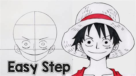 How To Draw Luffy Easy Step By Step My Brilliant Art