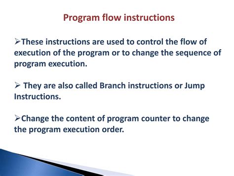 Branch Instructions In 8051 Micrcocontroller Pptx
