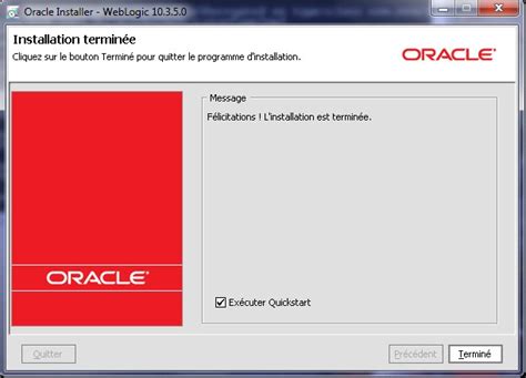 Blogue Oracle Abderrahmane Abed Installer Et Configurer Oracle Forms 11g R2 Sous Windows 7 64